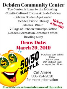 Community Center Raffle – Village of Debden