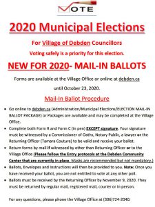 Mail-In Ballot Procedure – Village of Debden