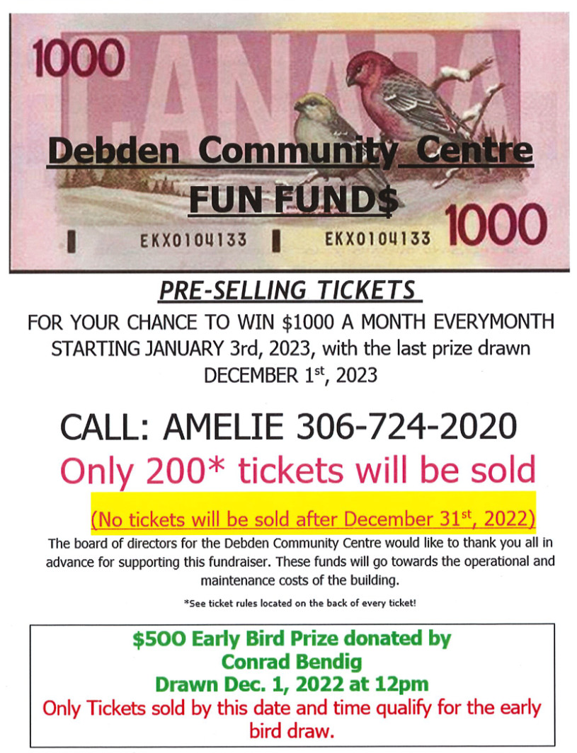 Community Centre Fun Fund – Village of Debden