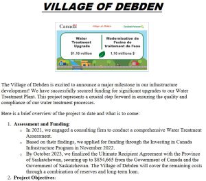 Village of Debden – A Small Community With Big Hearts